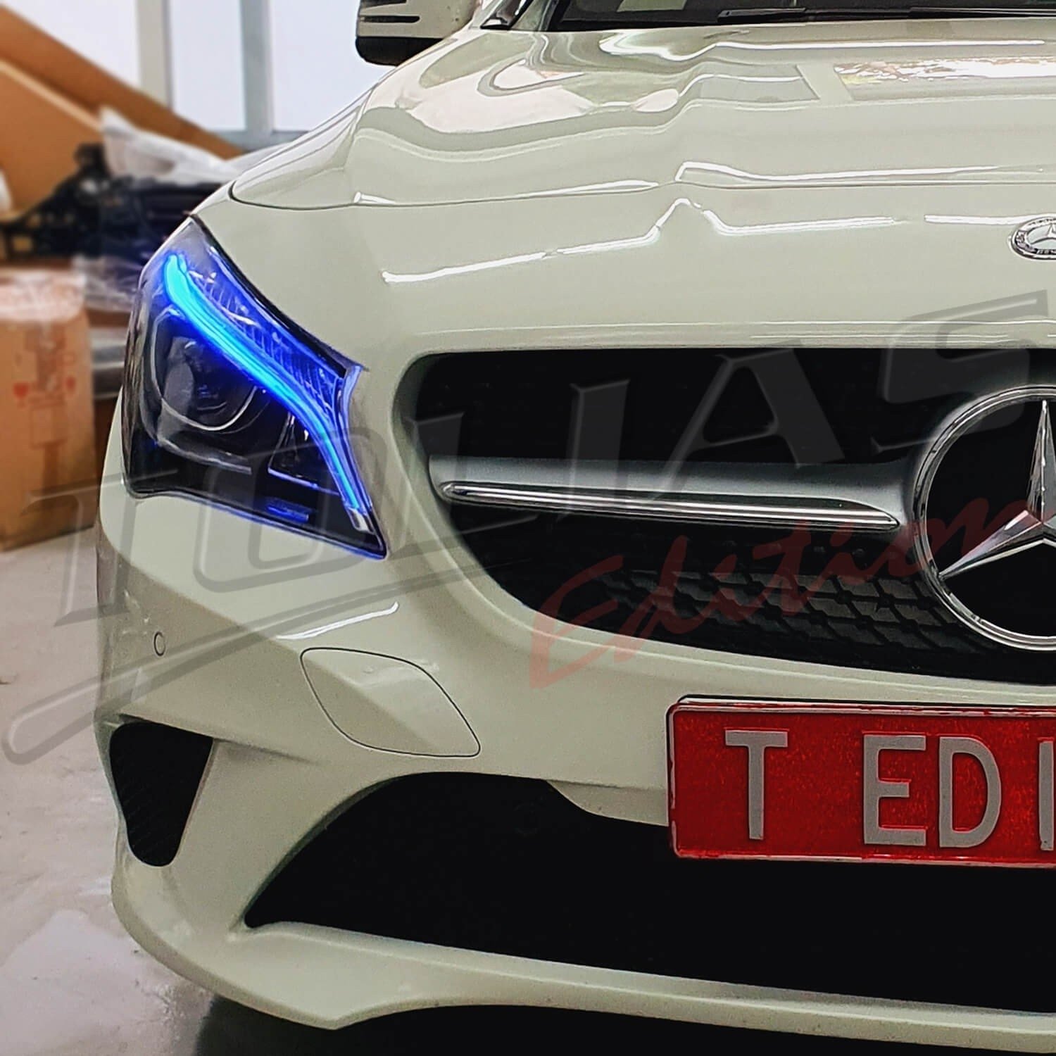 MERCEDES CLA W117 13-16 & 16-19 HEAD LIGHTS TYPE UPGRADE TO FULL LED