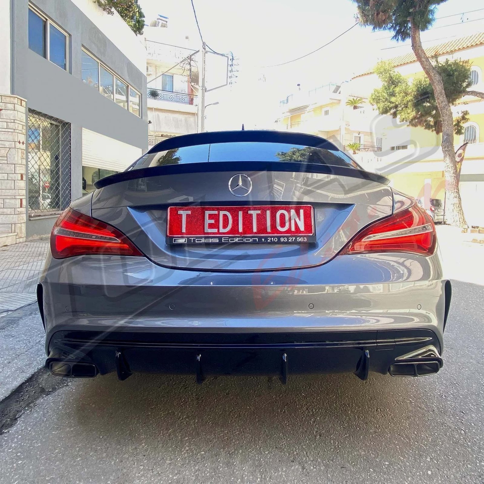 REAR DIFFUSER TYPE CLA 45 AMG w/TIPS