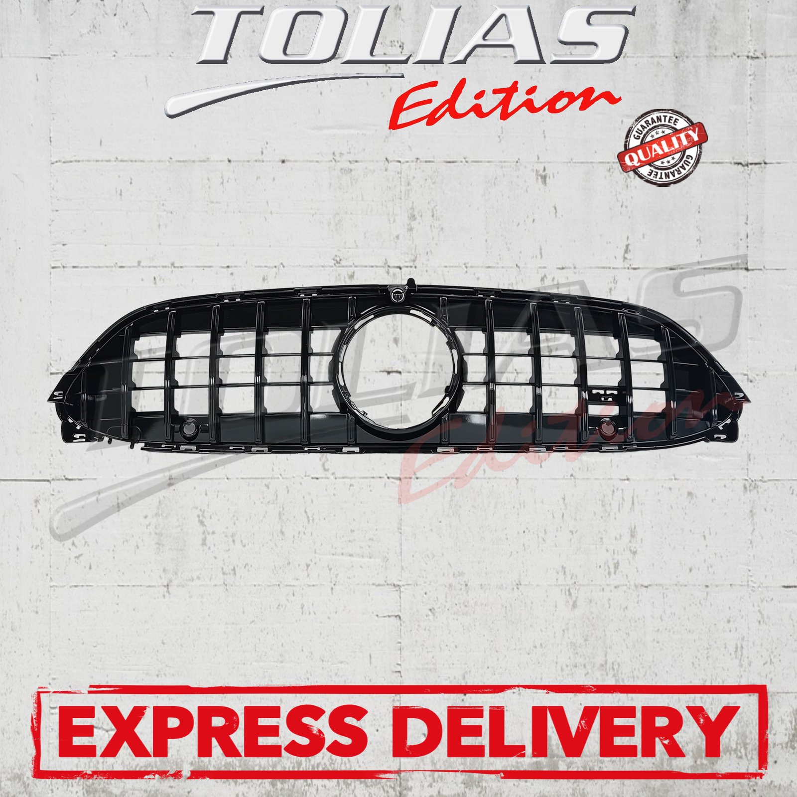 MERCEDES CLE C236 23- coupe GRILLE TYPE GT TOTAL BLACK TEMBC236SGGTTBL