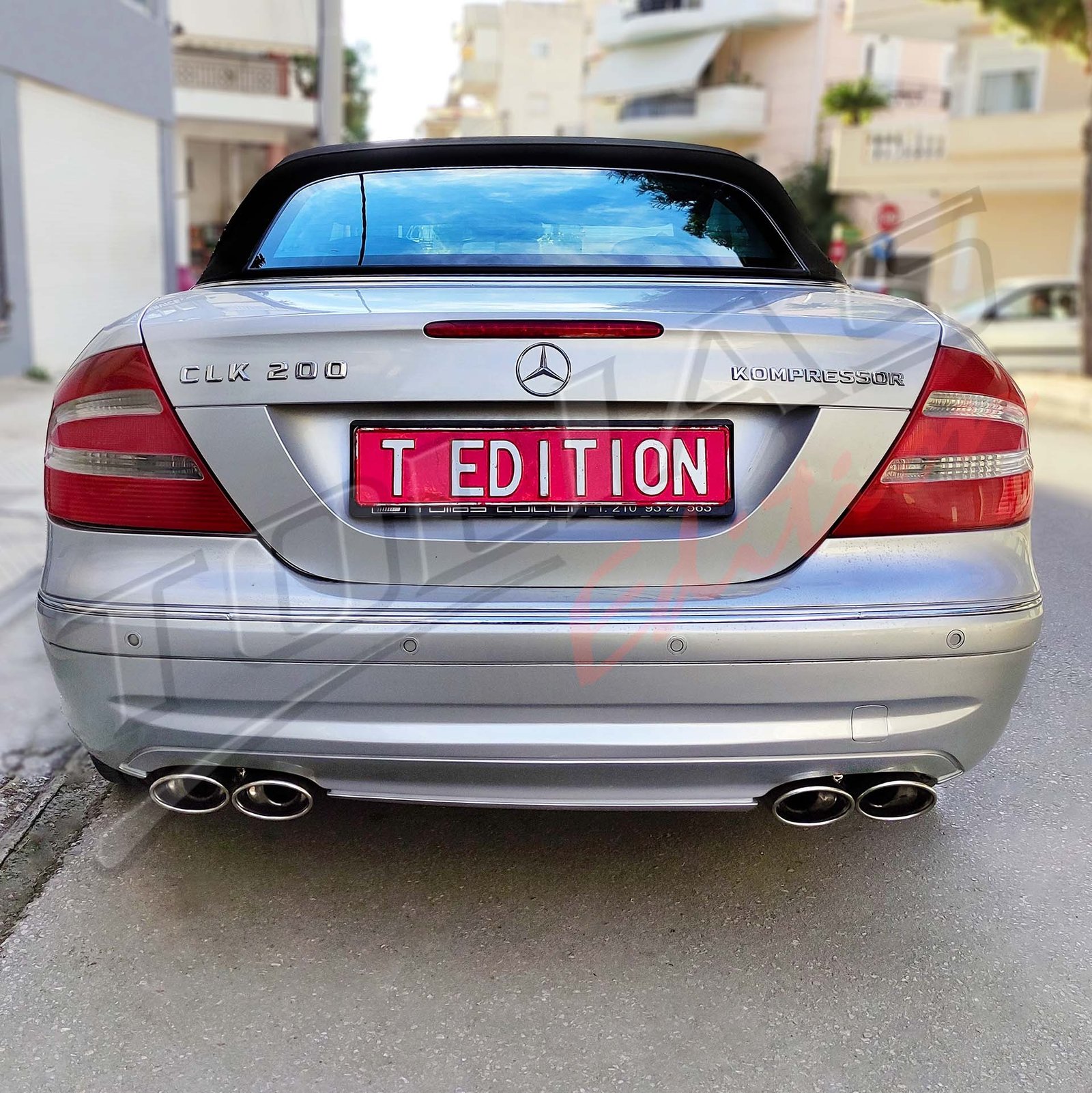 MERCEDES CLK W209 02-09 REAR BUMPER TYPE 63 AMG