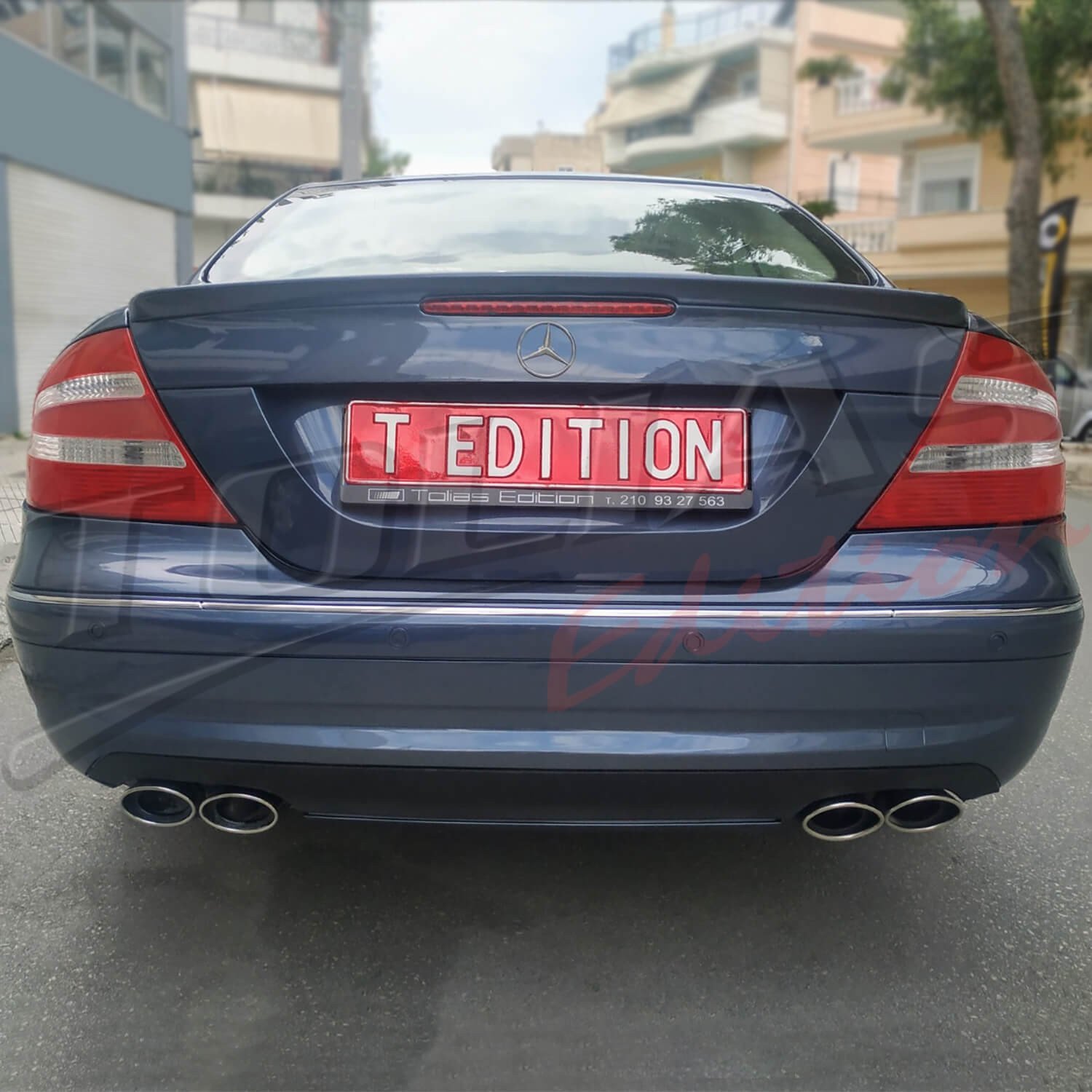 MERCEDES CLK W209 02-09 REAR BUMPER TYPE 63 AMG