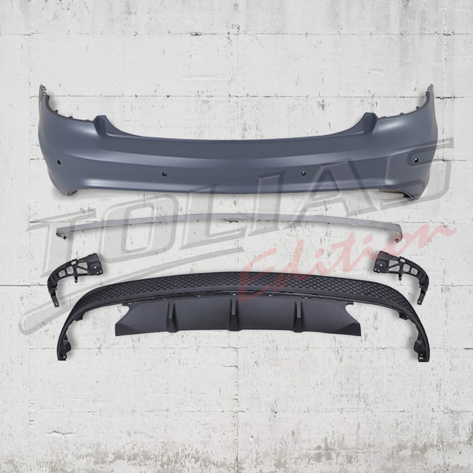 MERCEDES E CLASS C207 COUPE & A207 CONVERTIBLE 13-16 REAR BUMPER TYPE ...