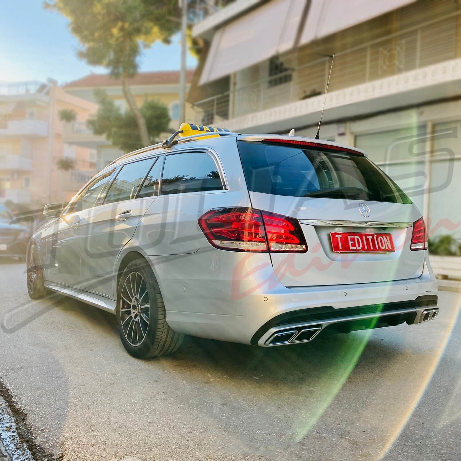 MERCEDES E CLASS S212 13-16 ESTATE REAR BUMPER TYPE AMG