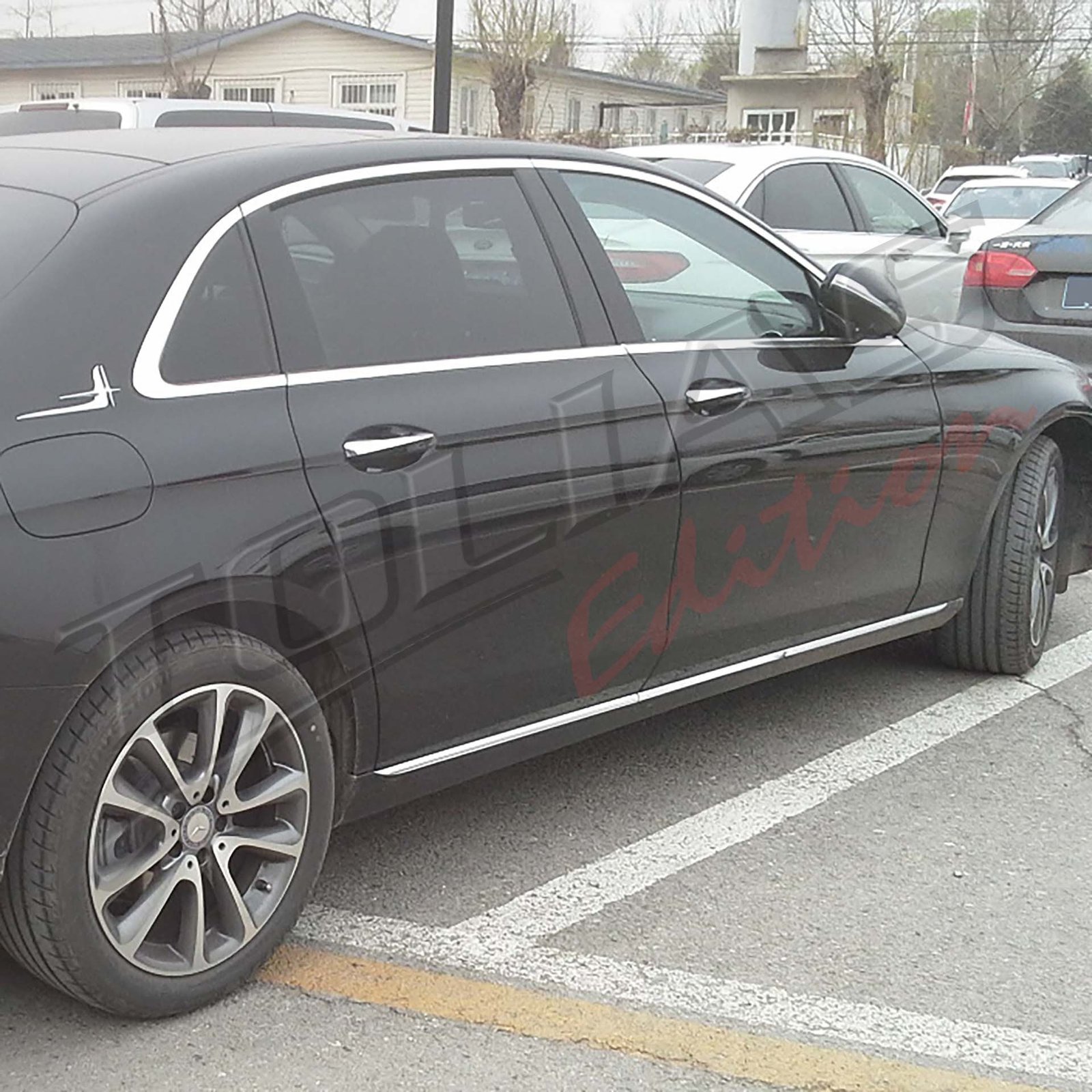 MERCEDES E CLASS V213 LONG WHEELBASE 16-20 & 20- SEDAN REAR CHROME ...