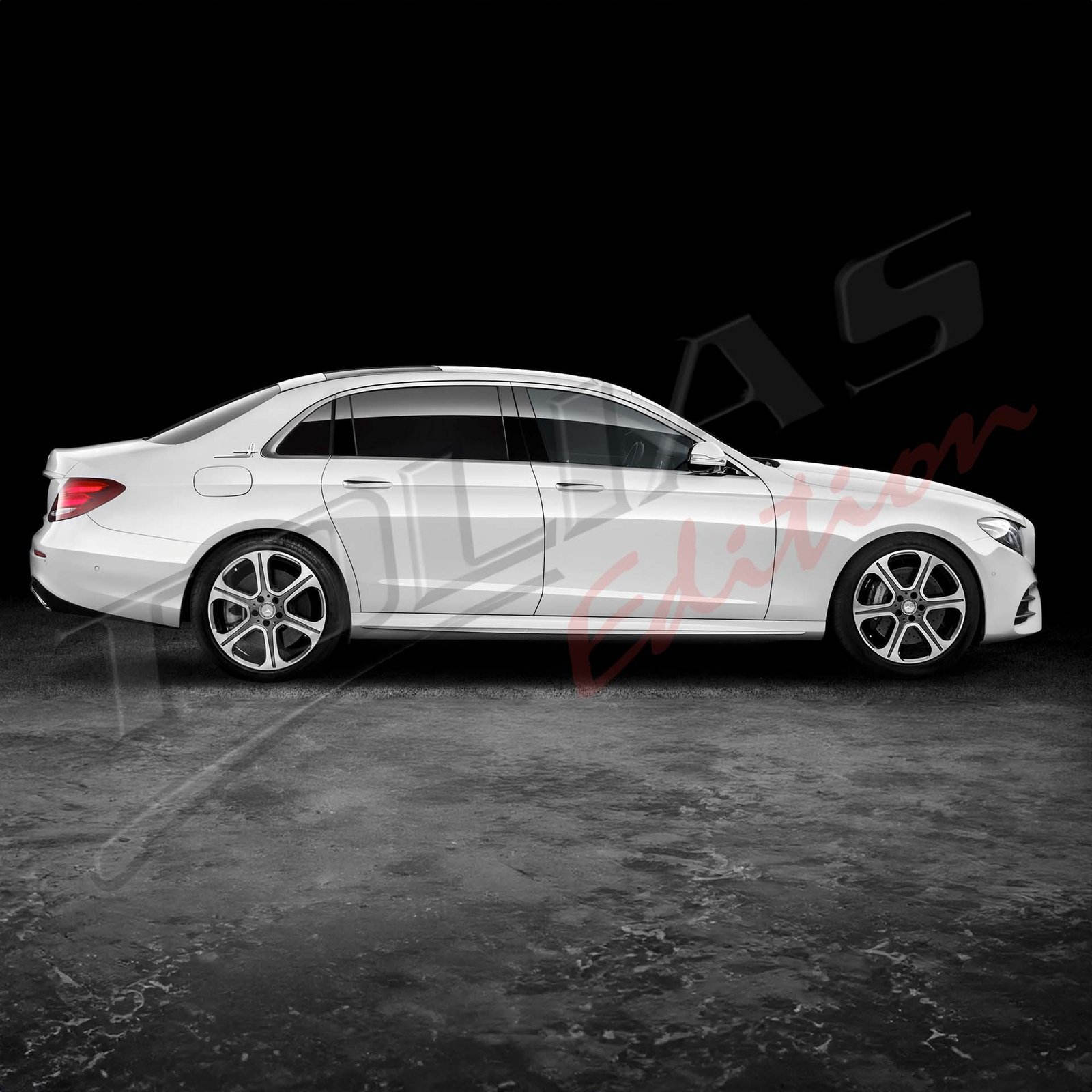 MERCEDES E CLASS V213 Long Wheelbase 16-20 & 20- SEDAN REAR CHROME SIDE ...