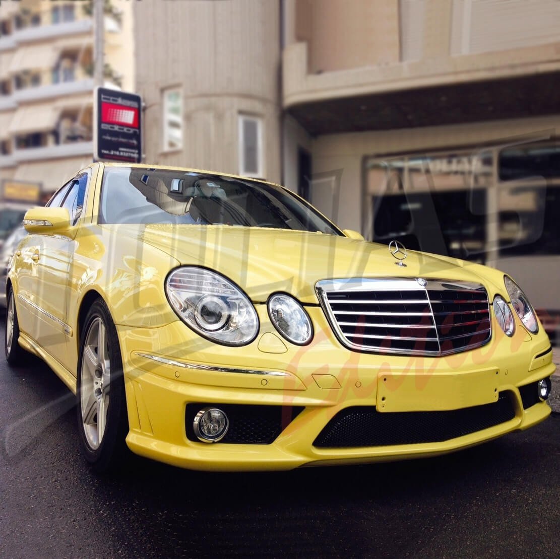 MERCEDES E CLASS W211 06-09 LICENSE PLATE TYPE E63 AMG