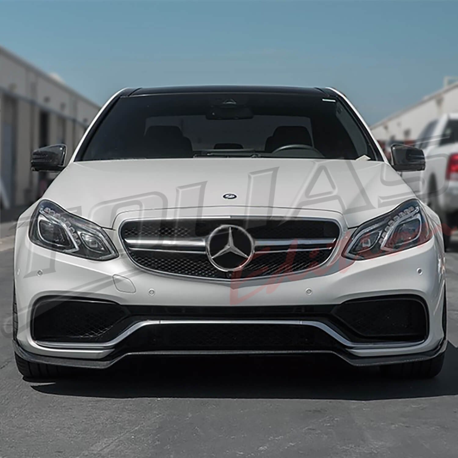 MERCEDES E CLASS W212 13-16 FRONT SPOILER TYPE BRABUS CARBON