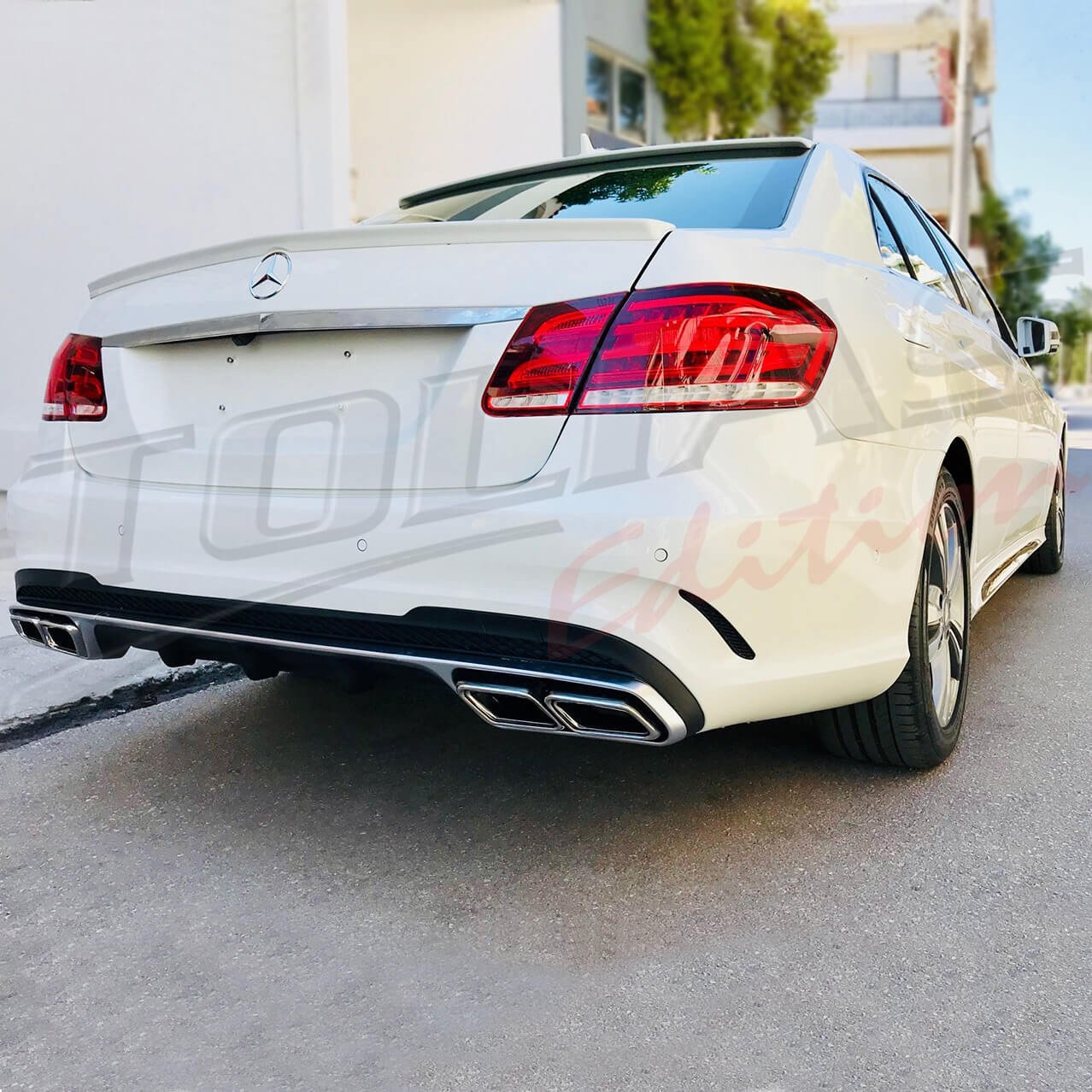 MERCEDES E CLASS W212 13-16 REAR BUMPER TYPE E63 AMG