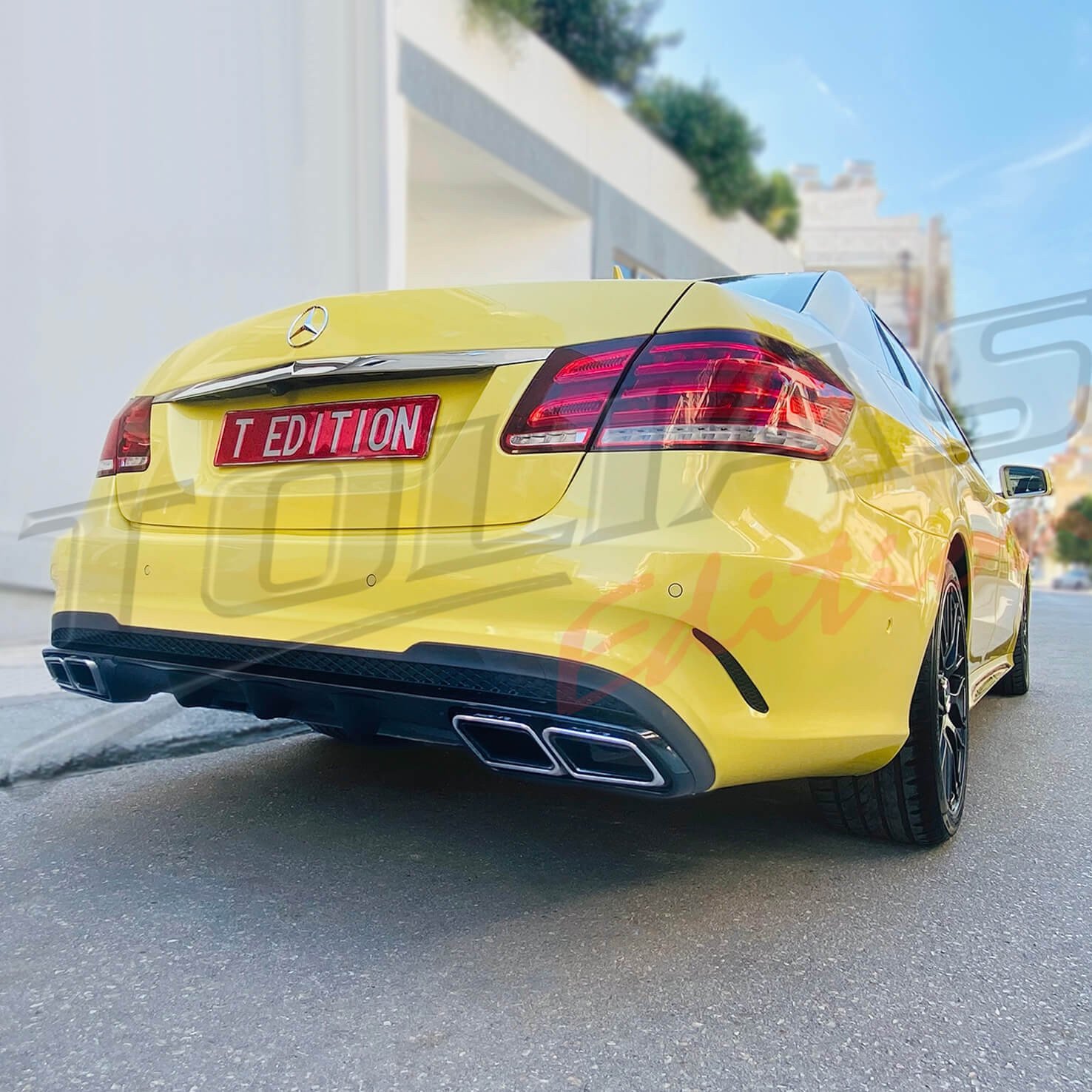 MERCEDES E CLASS W212 13-16 REAR BUMPER TYPE E63 AMG