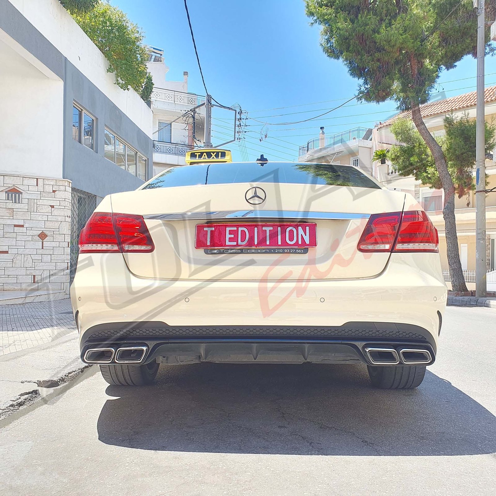 MERCEDES E CLASS W212 13-16 REAR BUMPER TYPE E63 AMG