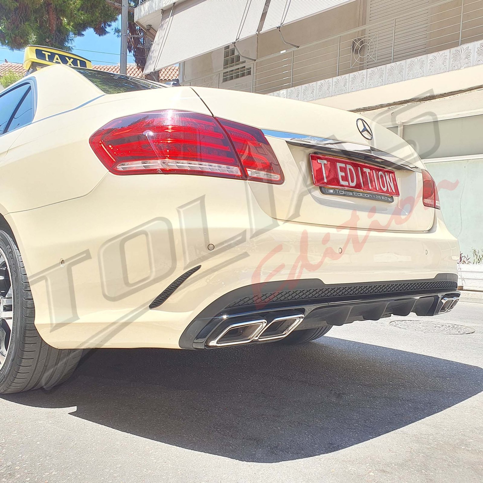 MERCEDES E CLASS W212 13-16 REAR BUMPER TYPE E63 AMG