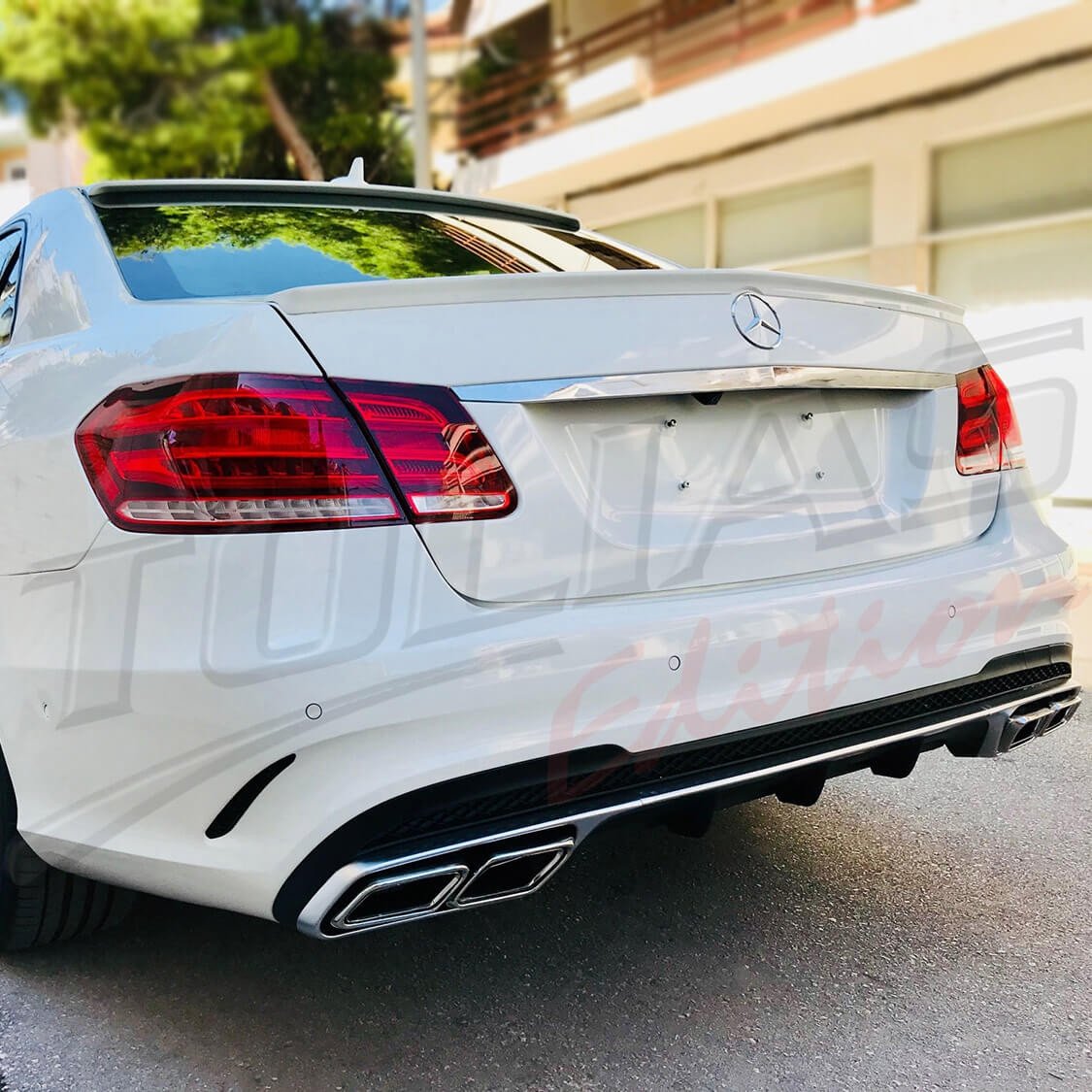 MERCEDES E CLASS W212 13-16 REAR BUMPER TYPE E63 AMG
