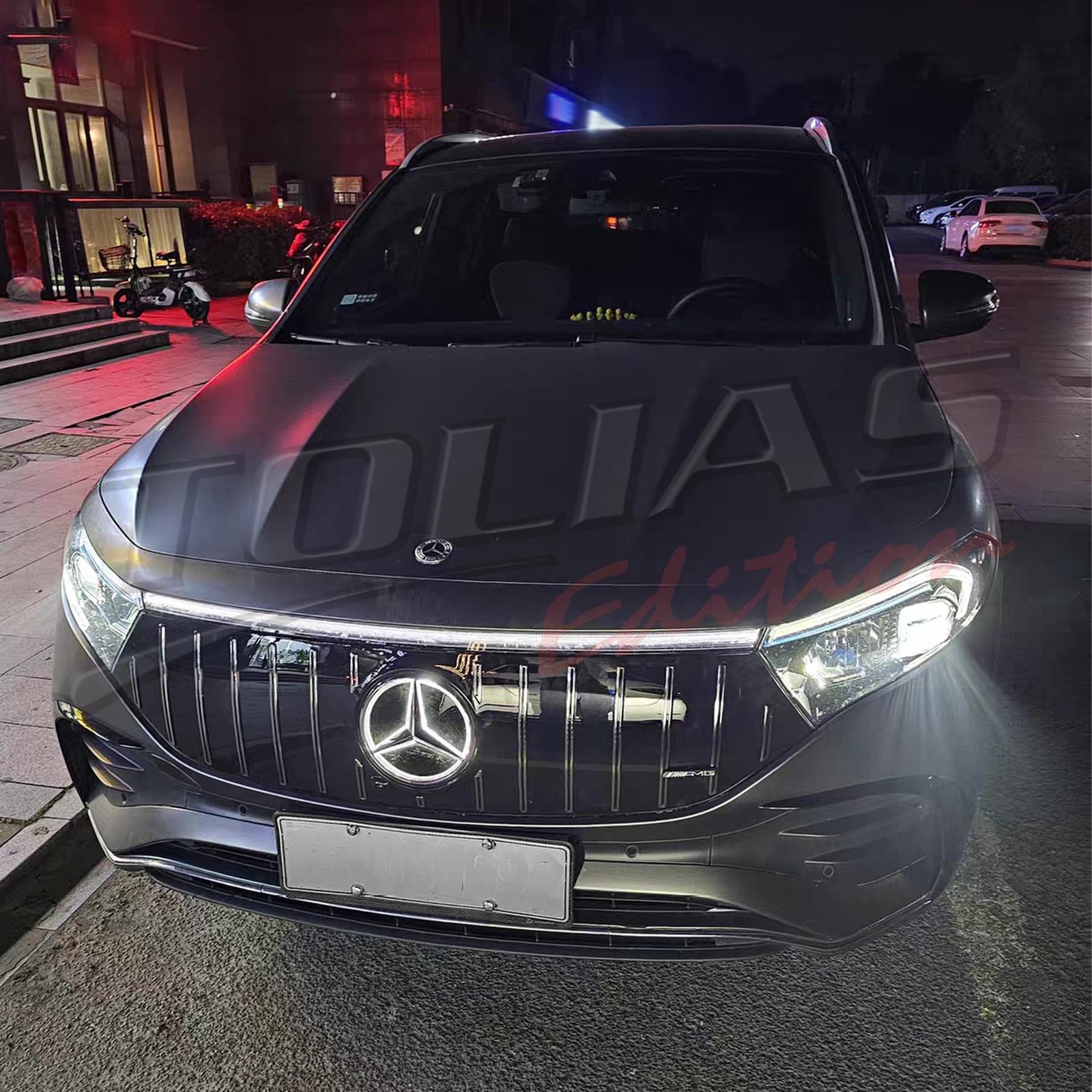 MERCEDES EQB X243 21- GRILLE TYPE GT PANAMERICANA CHROME/BLACK HIGH ...