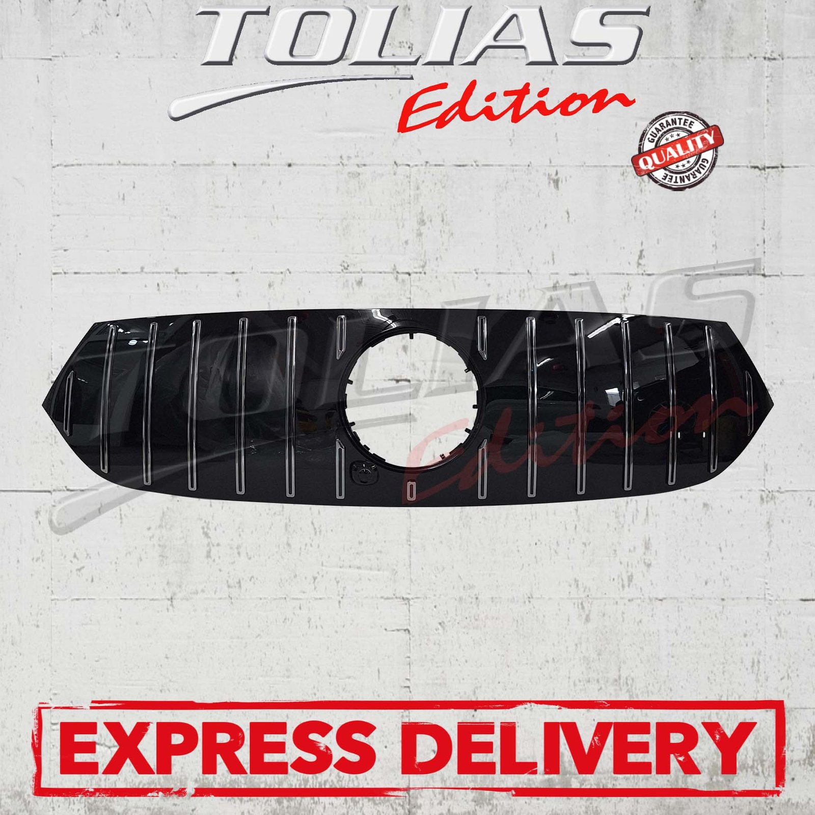 MERCEDES EQB X243 21- GRILLE TYPE GT PANAMERICANA CHROME/BLACK LOW ...