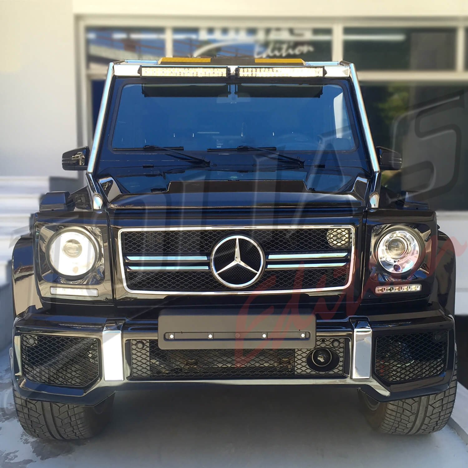 MERCEDES G CLASS W463 89- FRONT BUMPER TYPE G65 AMG