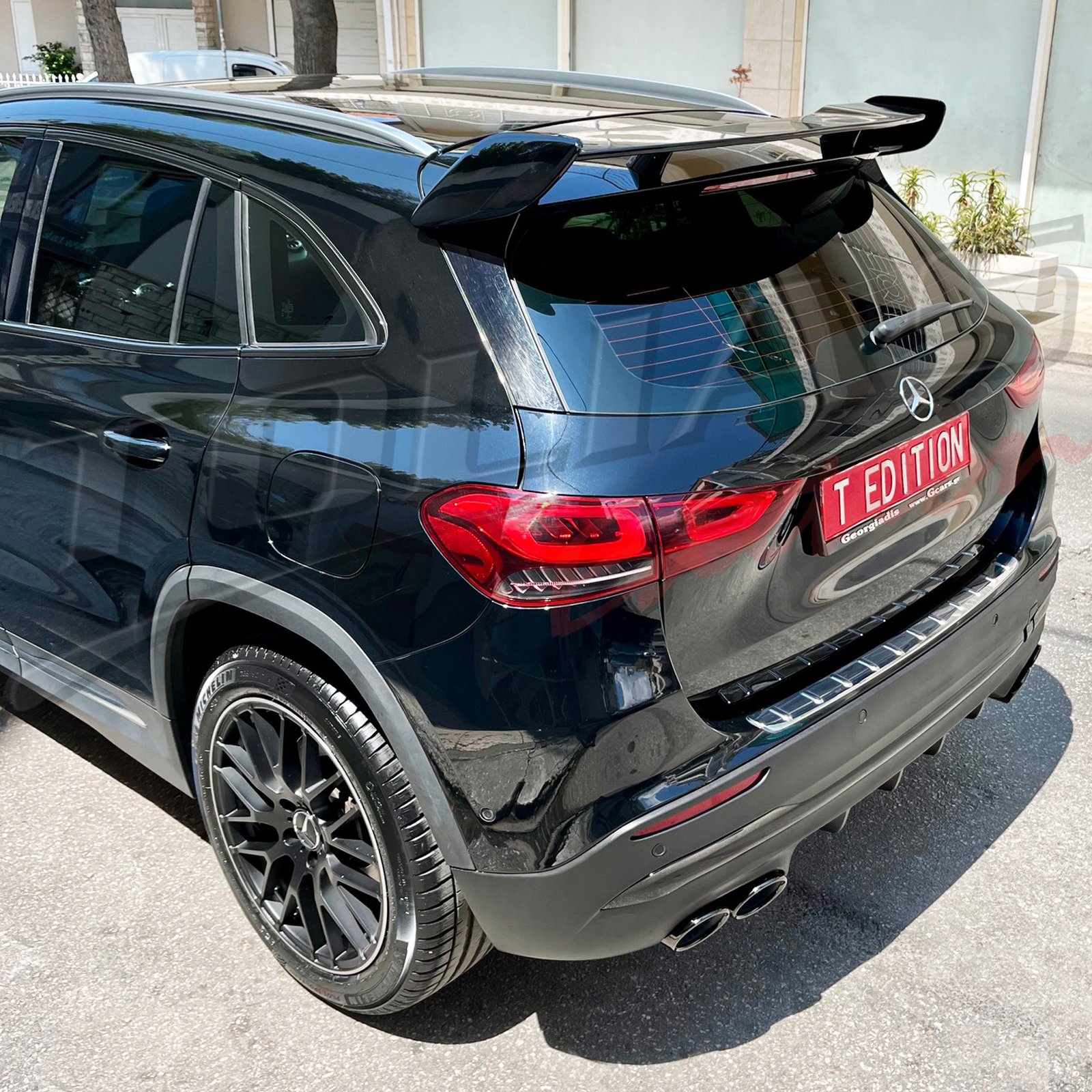 MERCEDES GLA H247 20- ROOF SPOILER TYPE GLA45 AMG