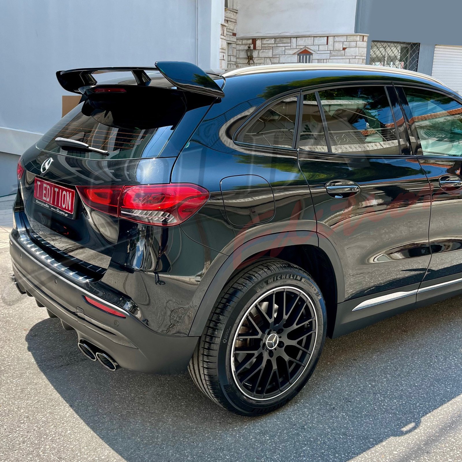 MERCEDES GLA H247 20- ROOF SPOILER TYPE GLA45 AMG