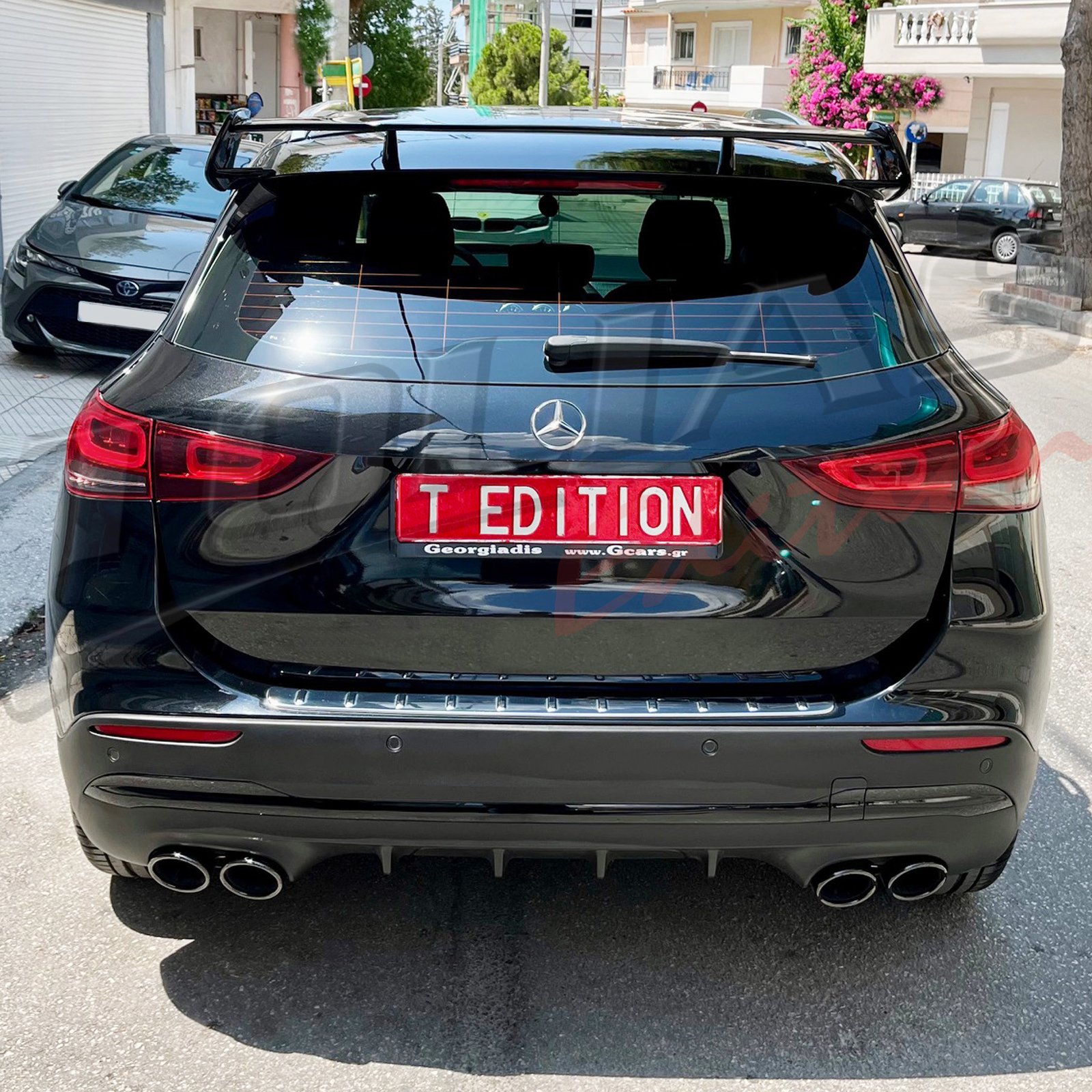 MERCEDES GLA H247 20- ROOF SPOILER TYPE GLA45 AMG