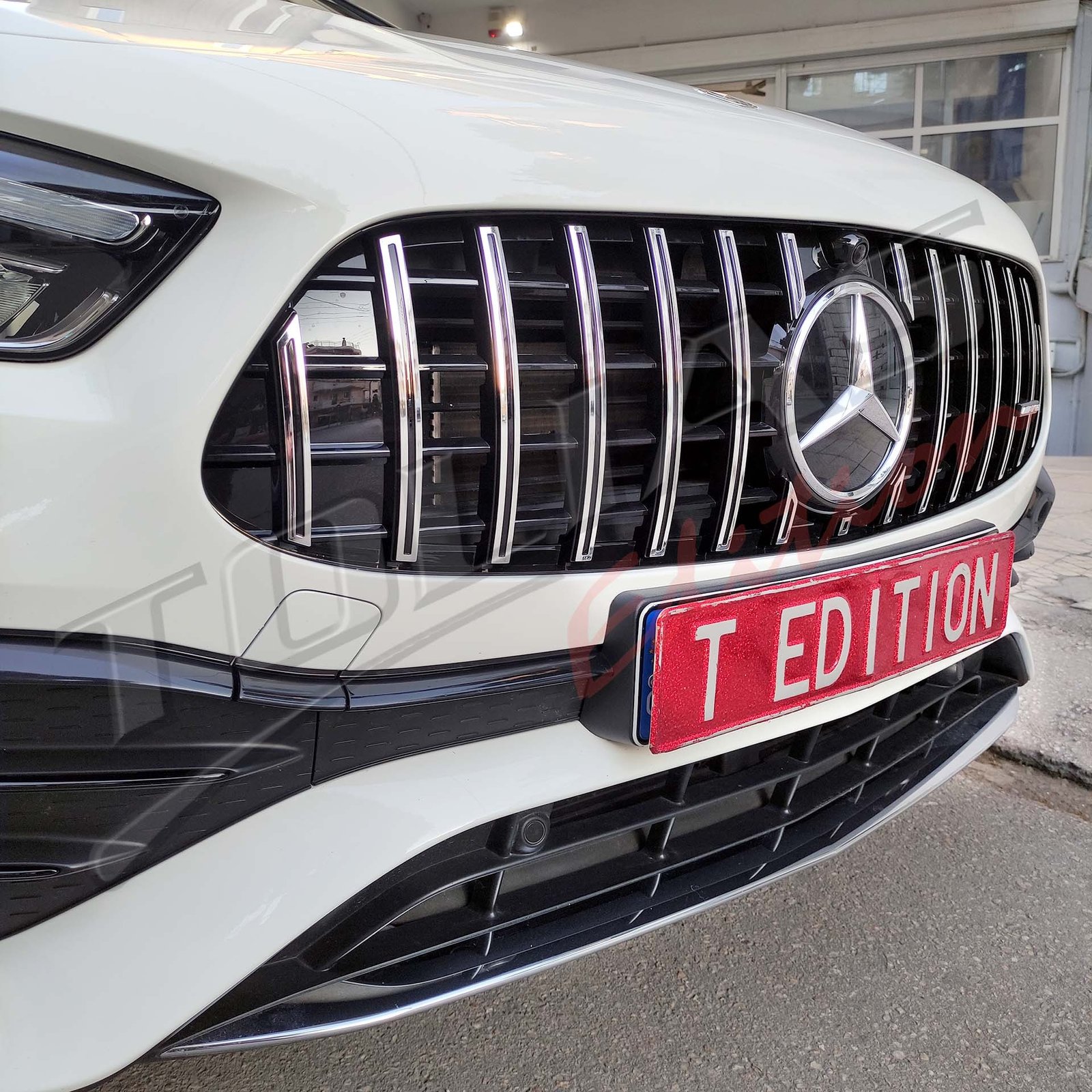 MERCEDES GLA H247 20- GRILLE TYPE GT PANAMERICANA for AMG Bumper