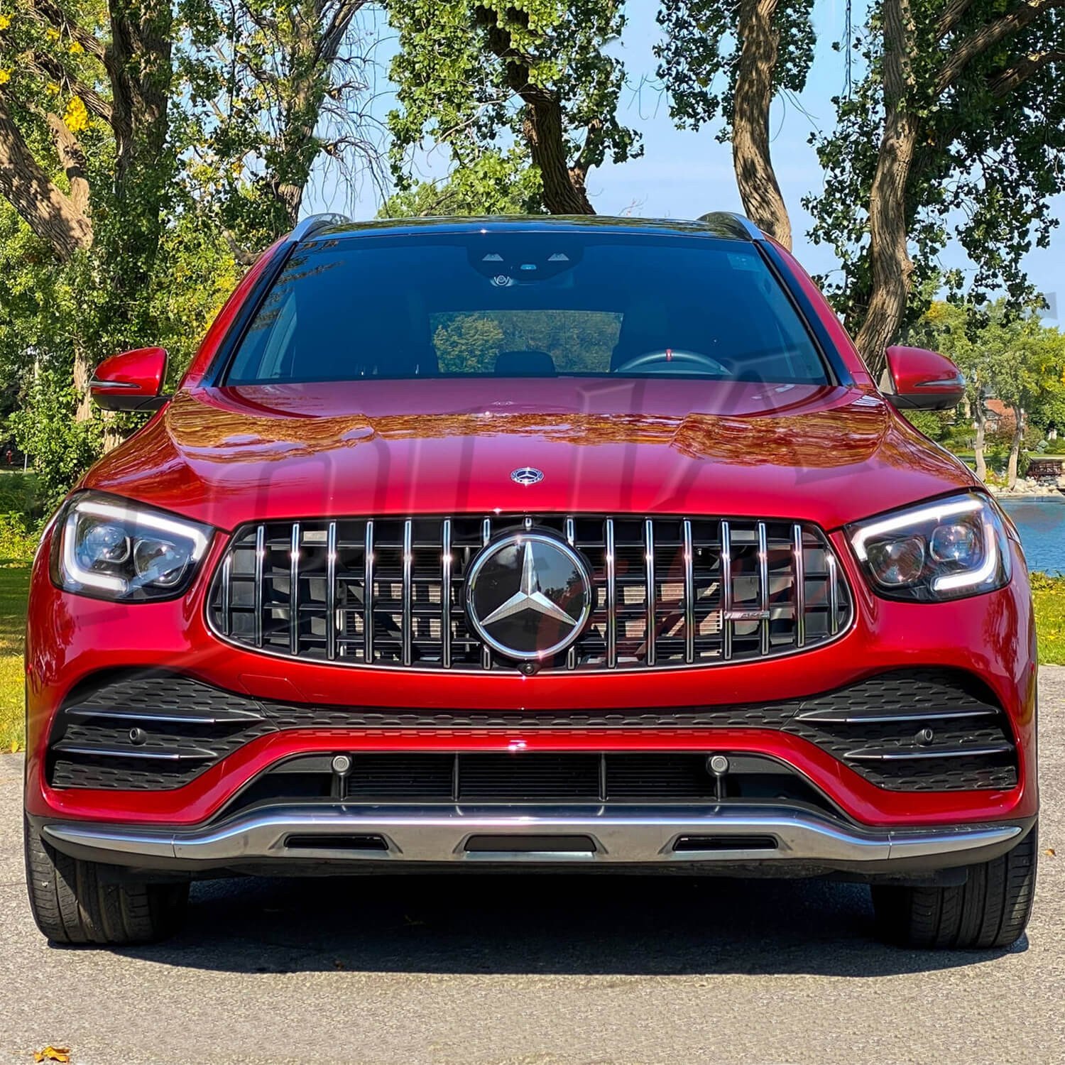 MERCEDES GLC X253 & C253 20- GRILLE TYPE GT PANAMERICANA