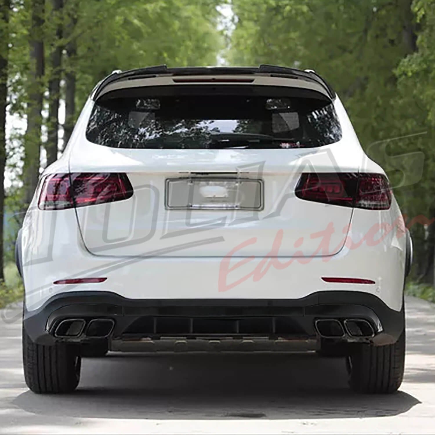 MERCEDES GLC X253 20- REAR BUMPER w/TIPS TYPE AMG 63S