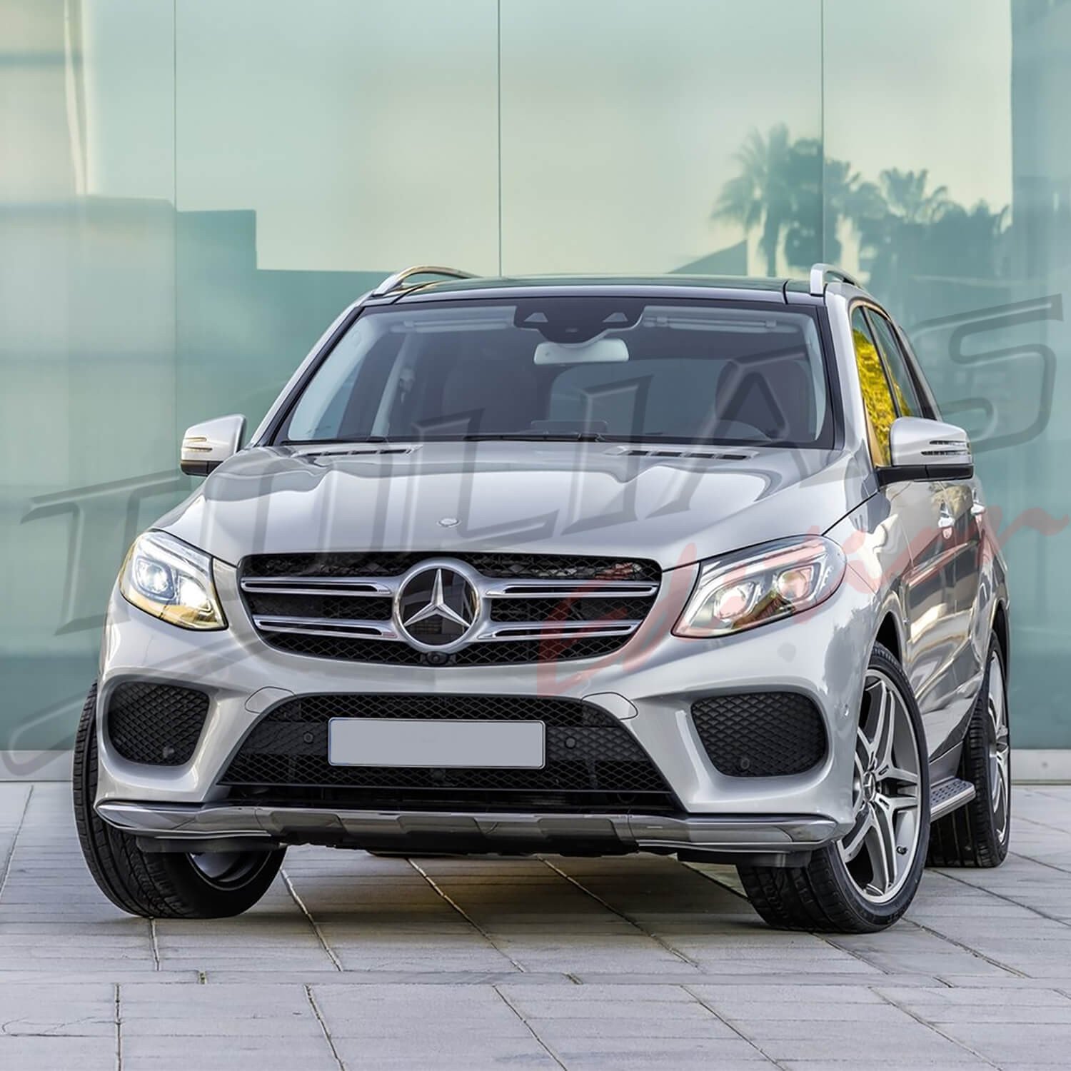 MERCEDES GLE W166 15-19 FRONT BUMPER TYPE AMG PACKET