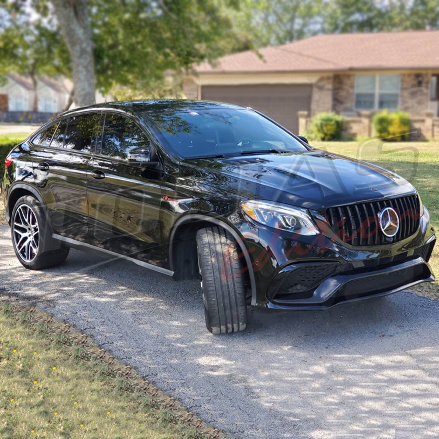 MERCEDES GLE W166 & C292 15-19 GRILLE TYPE GT PANAMERICANA