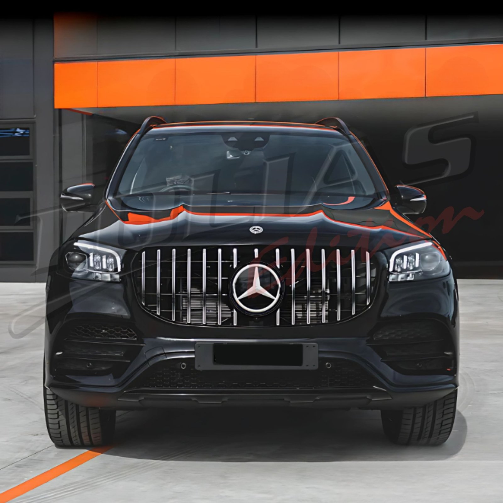 MERCEDES GLS X167 20- SPORT GRILLE TYPE GT PANAMERICANA