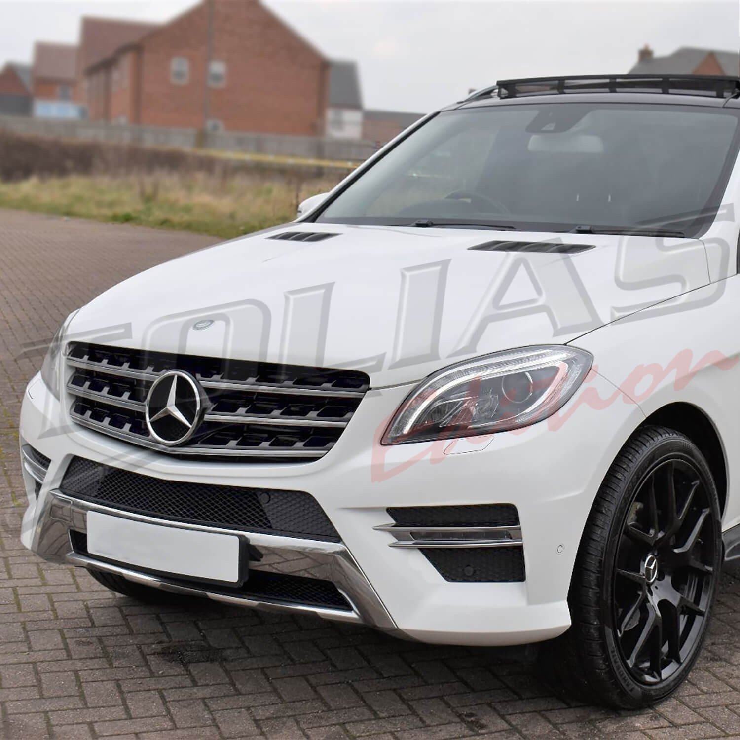 MERCEDES ML CLASS W166 11-16 FRONT BUMPER TYPE AMG PACKET