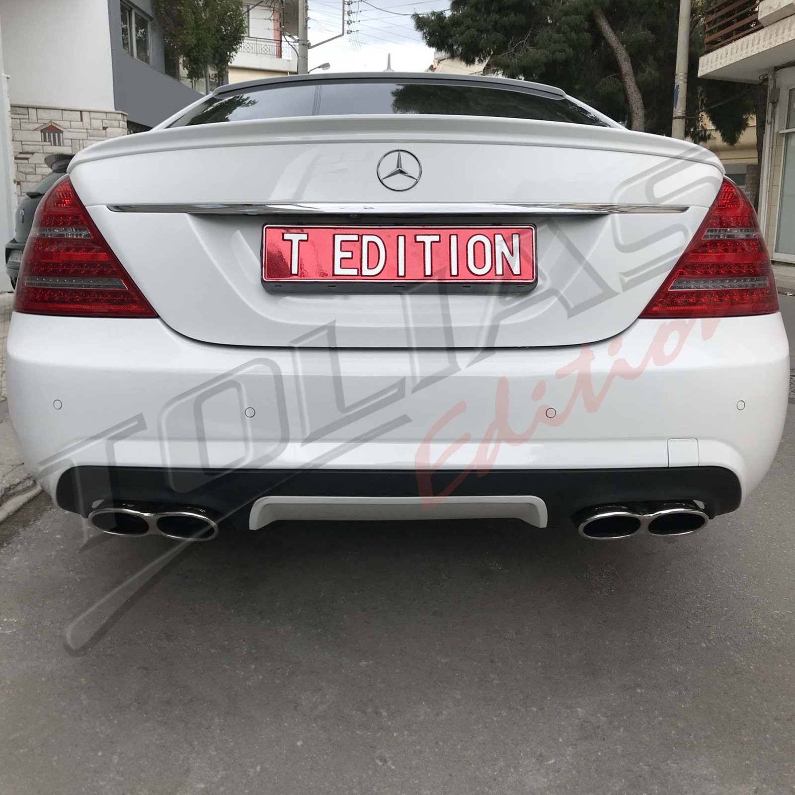 MERCEDES S CLASS W221 05-09 TAIL LAMPS TYPE LED UPGRADE TO FACELIFT
