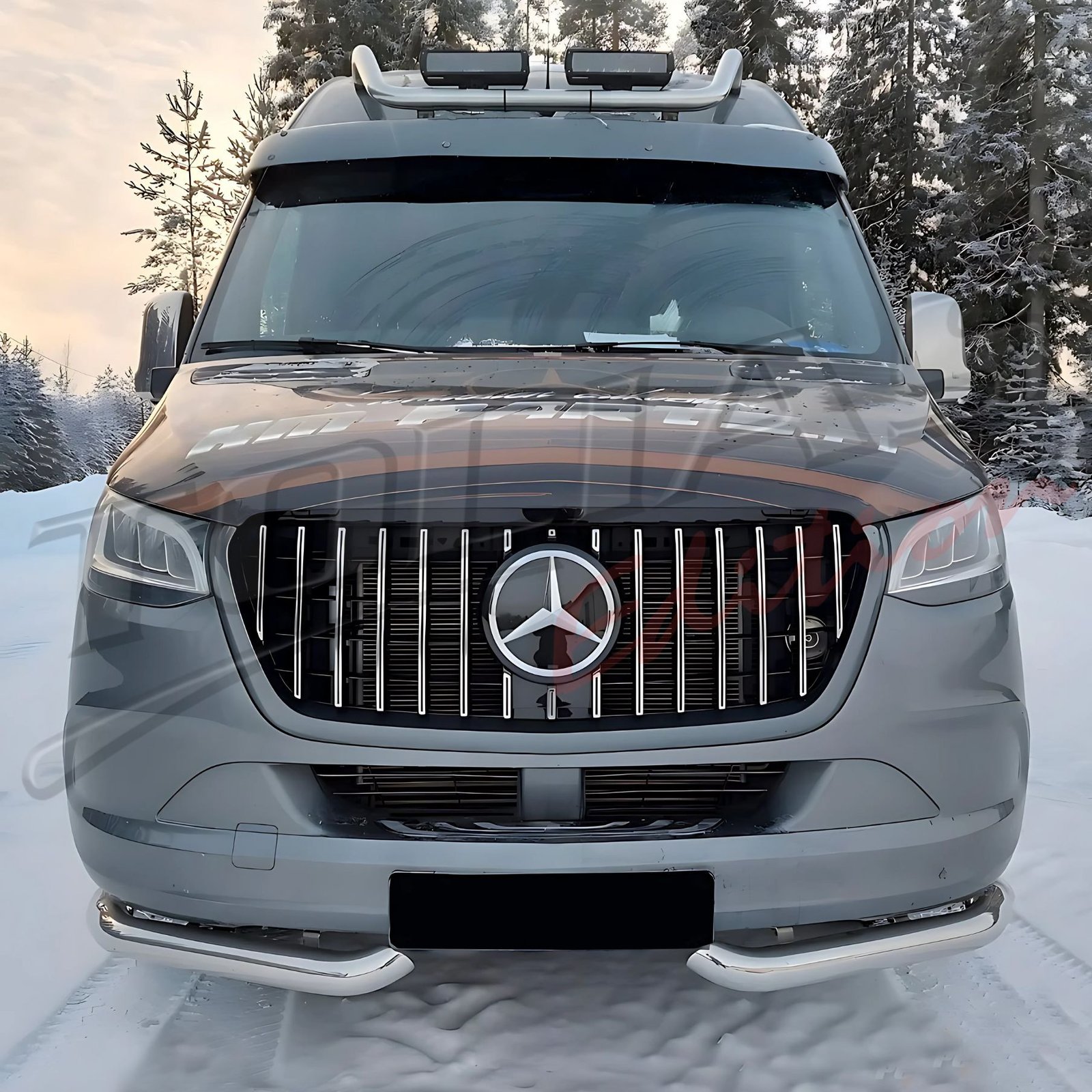 MERCEDES SPRINTER W907 18-22 SPORT GRILLE TYPE GT PANAMERICANA