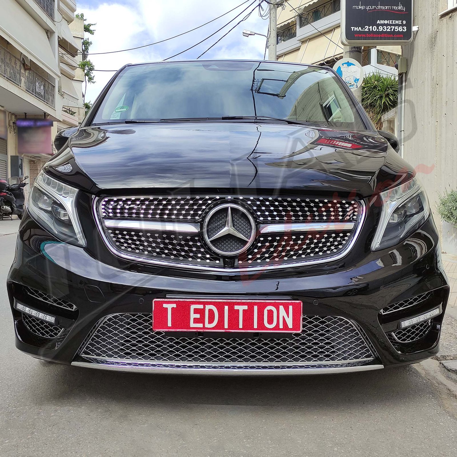 MERCEDES W447 VITO 15- & W447 V CLASS 15-20 FRONT BUMPER TYPE BRABUS