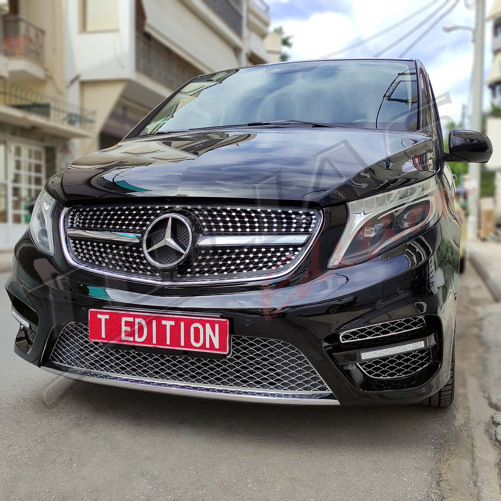 MERCEDES W447 VITO 15- & W447 V CLASS 15-20 FRONT BUMPER TYPE BRABUS