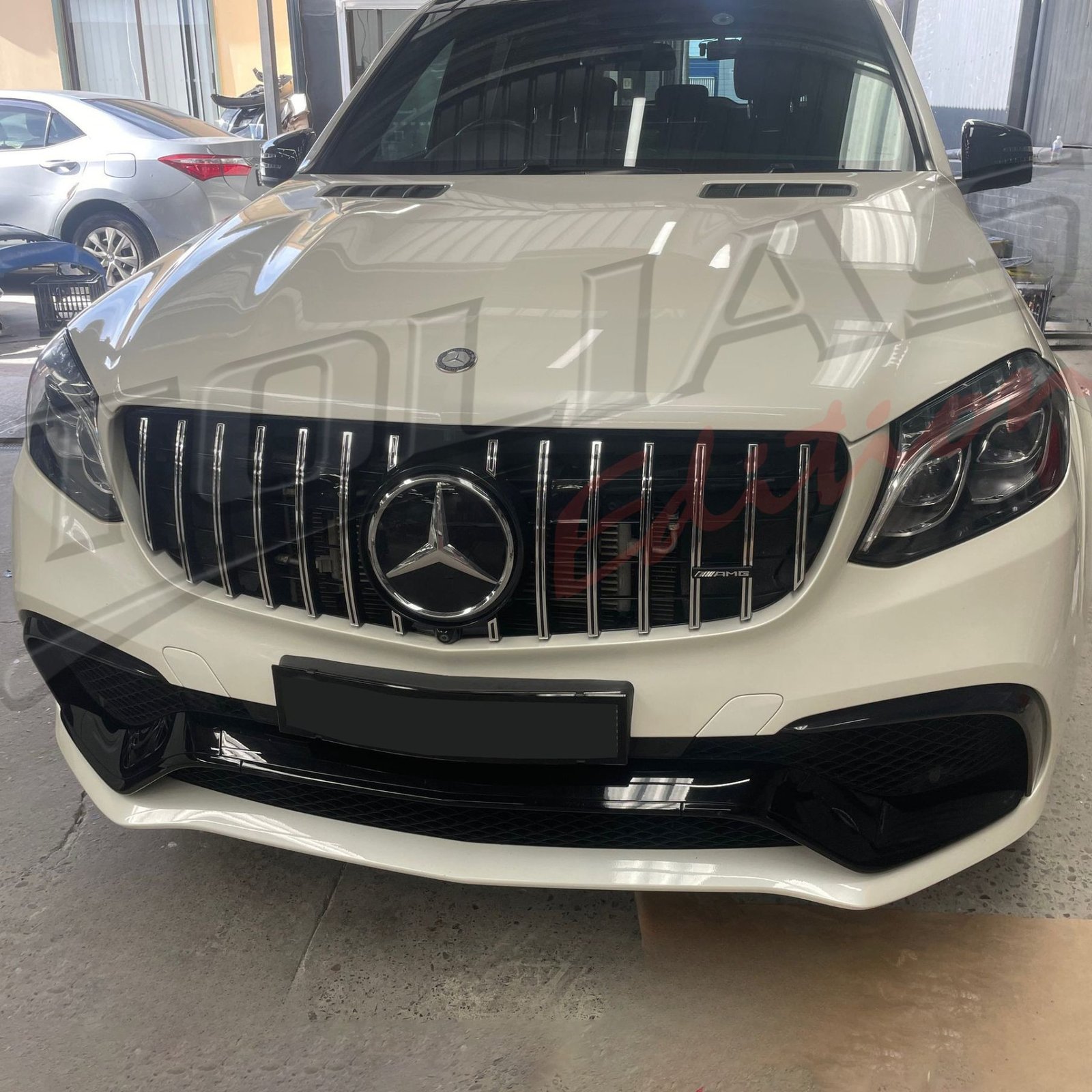 MERCEDES GLS X166 15-19 GRILLE TYPE GT PANAMERICANA