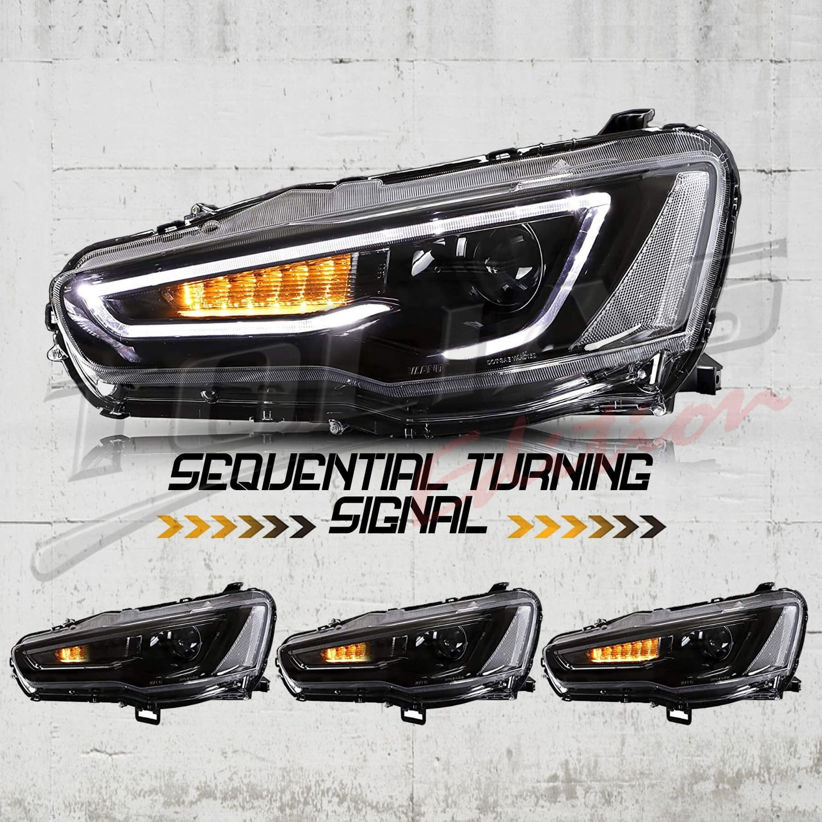 MITSUBISHI LANCER 08- HEAD LIGHTS TYPE DAYLIGHT