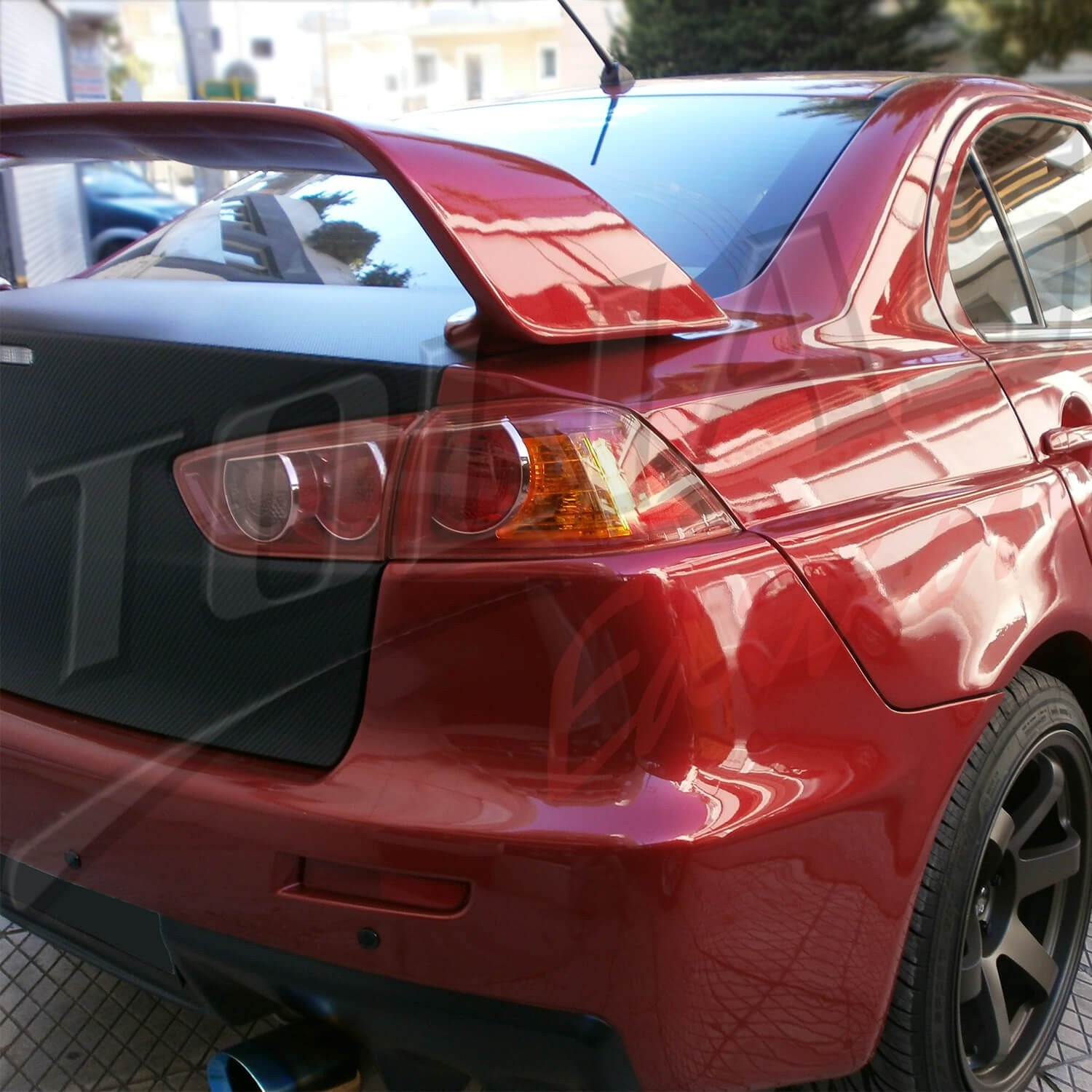 MITSUBISHI LANCER 08- SEDAN TRUNK SPOILER TYPE EVO X