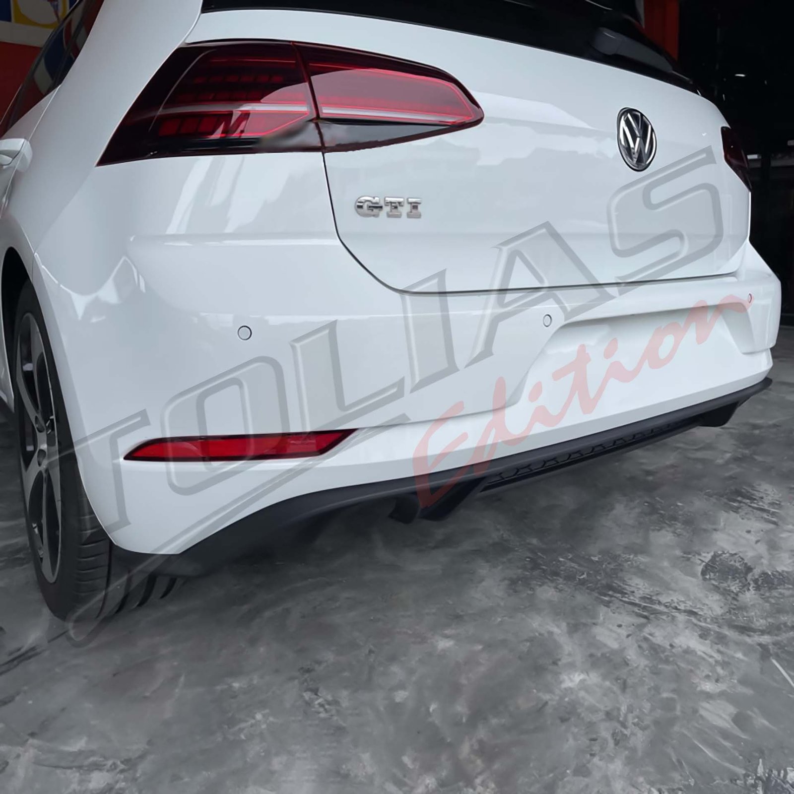 VW GOLF VII 13-17 REAR BUMPER TYPE GTI UPGRADE TO 7.5