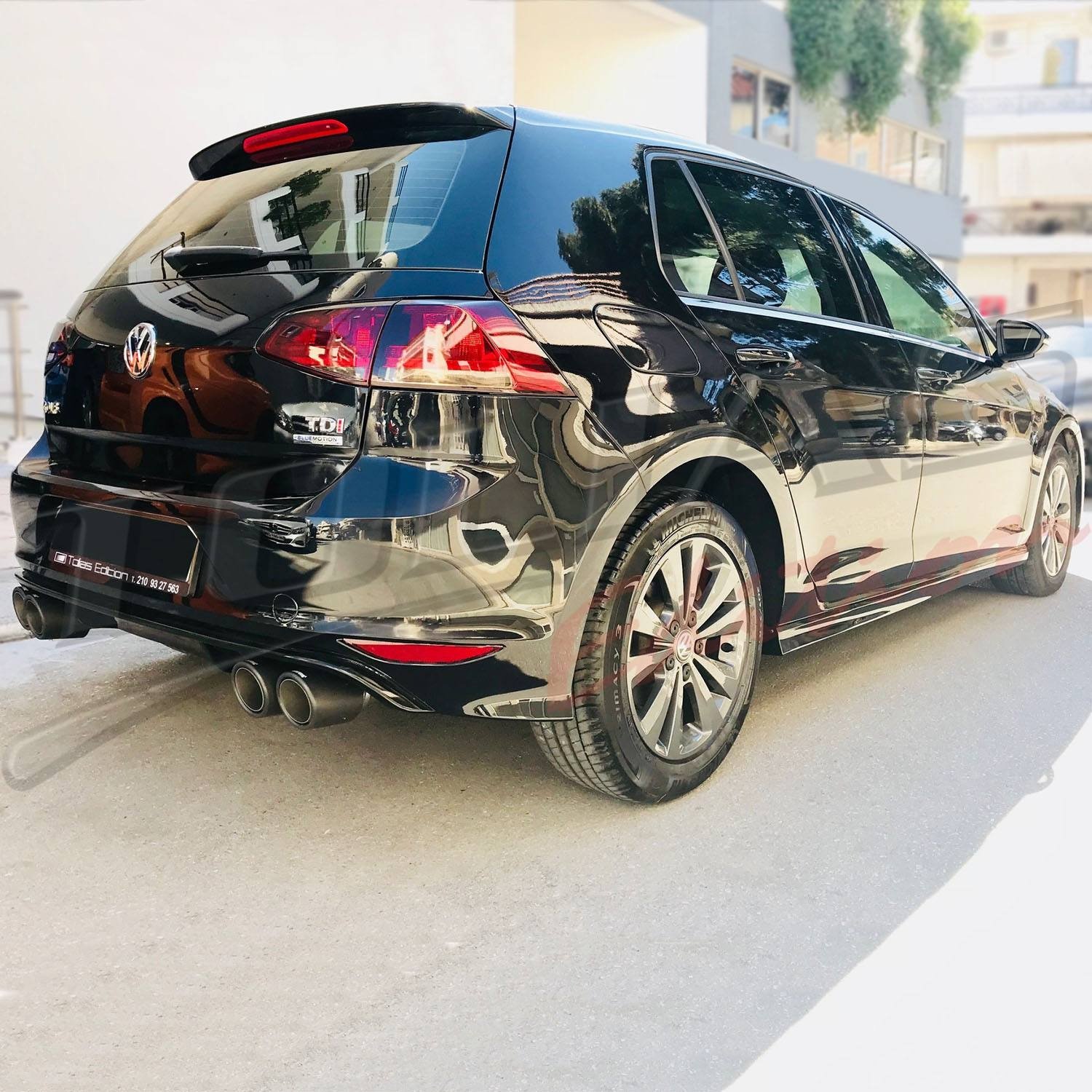 SINGLE EXHAUST TIP TYPE AKRAPOVIC CLASSICAL