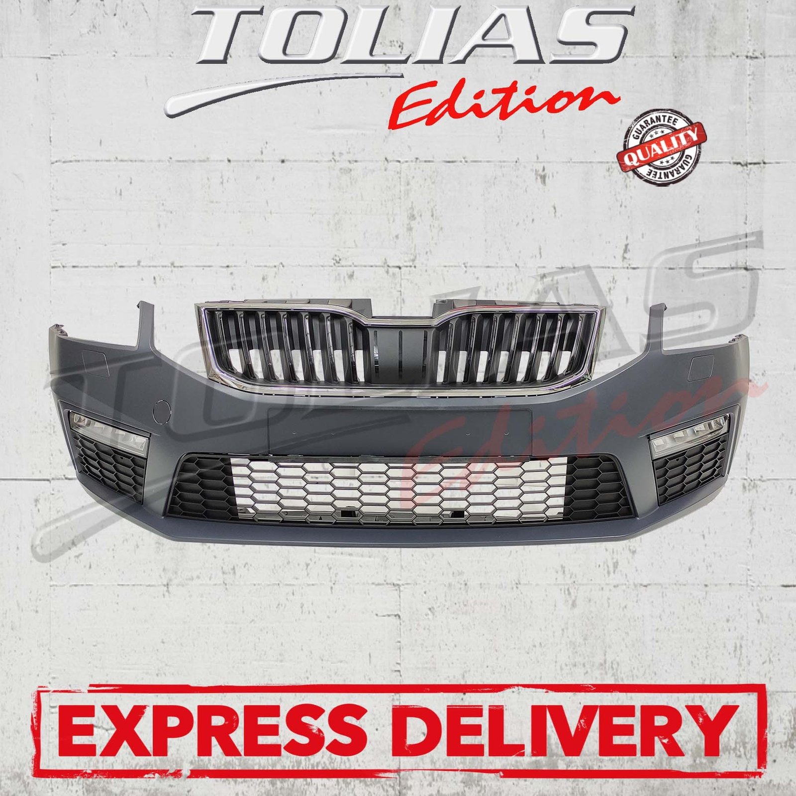 SKODA OCTAVIA 5E A7 17-20 SEDAN & COMBI FRONT BUMPER TYPE RS