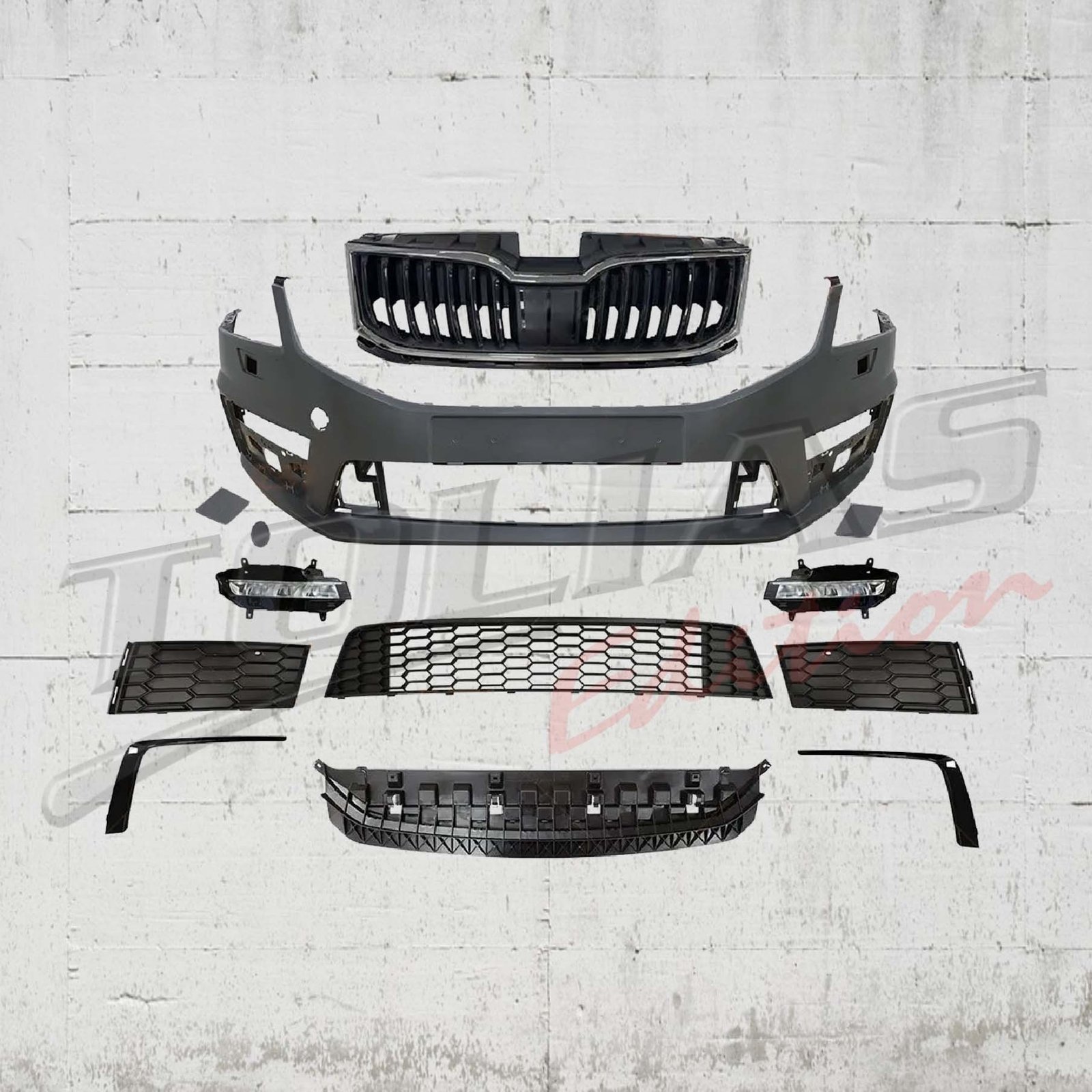 SKODA OCTAVIA 5E A7 17-20 SEDAN & COMBI FRONT BUMPER TYPE RS