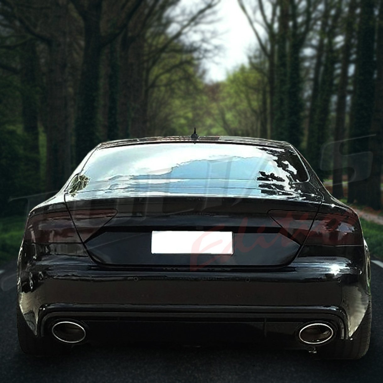 REAR DIFFUSER w/TIPS TYPE RS7