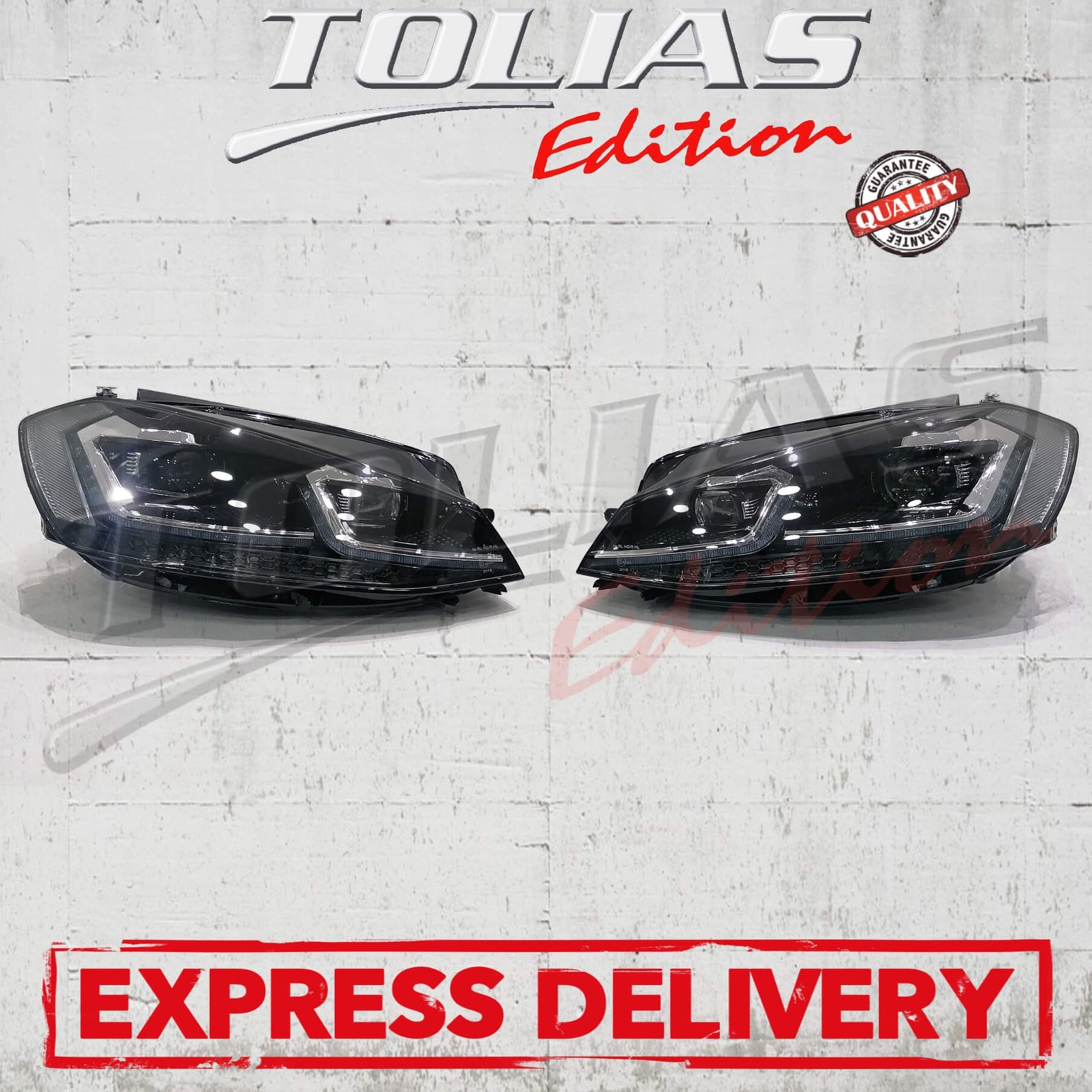 VW GOLF VII 17-21 HEAD LIGHTS TYPE R