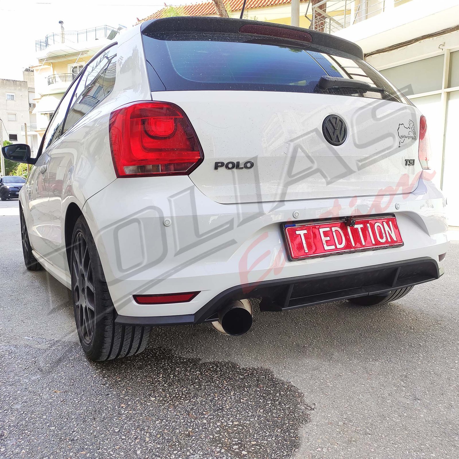 VW POLO 6R 09 14 6C 14 17 REAR BUMPER TYPE GTI