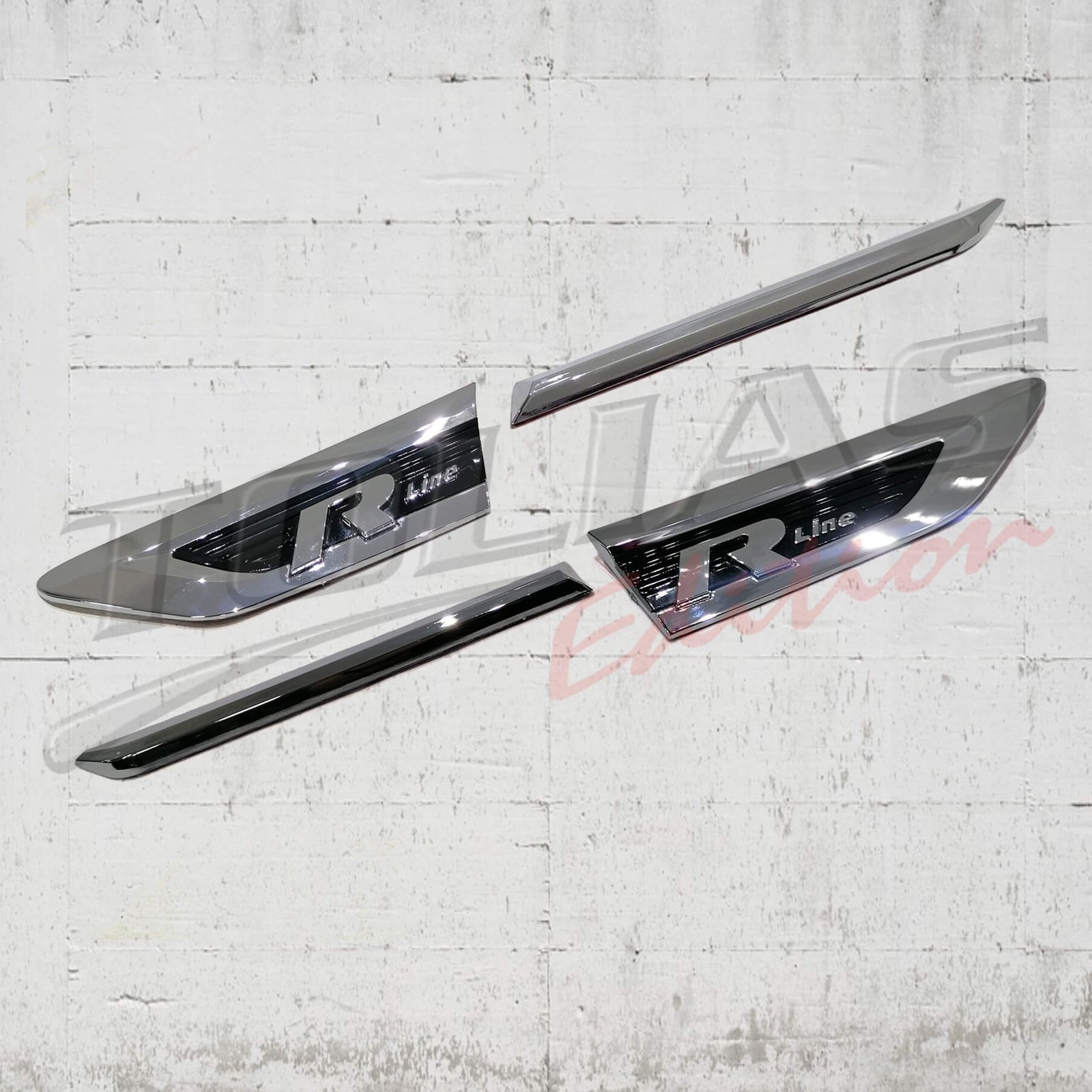 VW TIGUAN 16- FENDER EMBLEMS TYPE R LINE