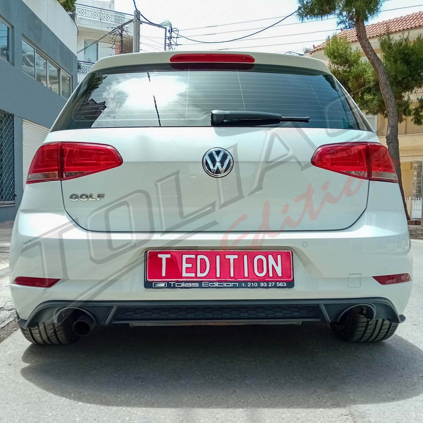 VW GOLF VII 13-17 REAR BUMPER TYPE GTI UPGRADE TO 7.5
