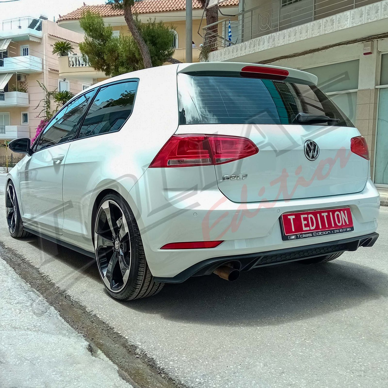 VW GOLF VII 13-17 REAR BUMPER TYPE GTI UPGRADE TO 7.5